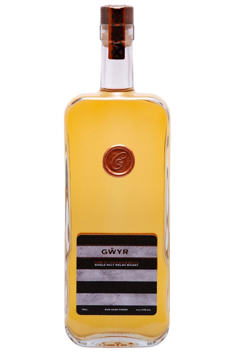 Gwyr Single Malt Welsh Whisky Rum Cask Finish - Cheers Wine Merchants