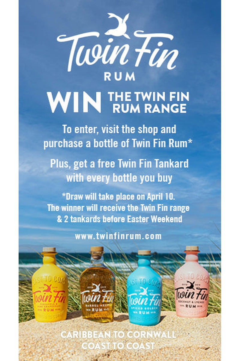 Twin Fin Pineapple and Pink Grapefruit Rum - Cheers Wine Merchants
