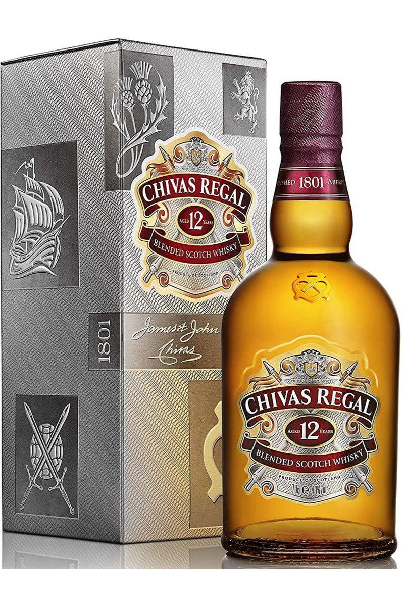 Chivas Regal Aged 12 Years - Cheers Wine Merchants